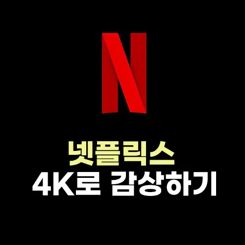 넷플릭스 4K 감상 설정하는 방법 | nekaosoft